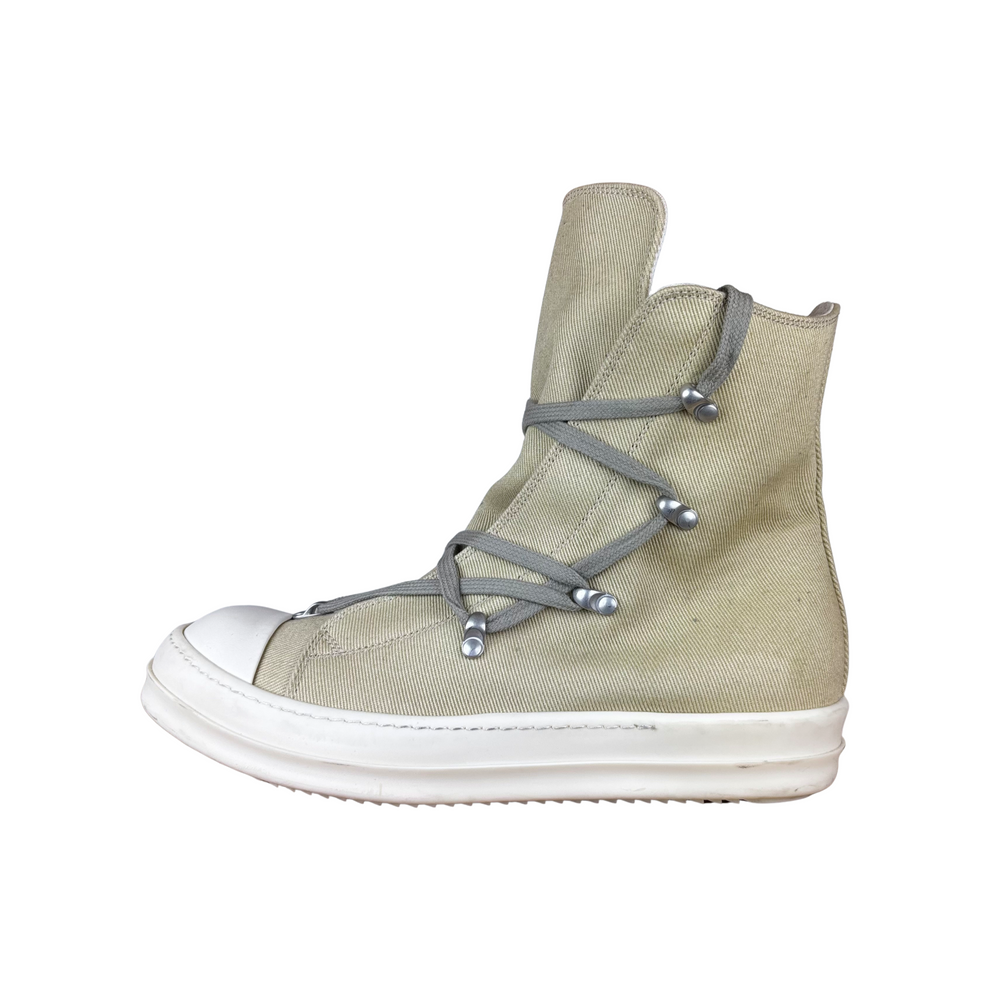 Used Rick Owens Hexa Lace Sneakers Parchment - Sz 42 – ShopBoneyardChicago